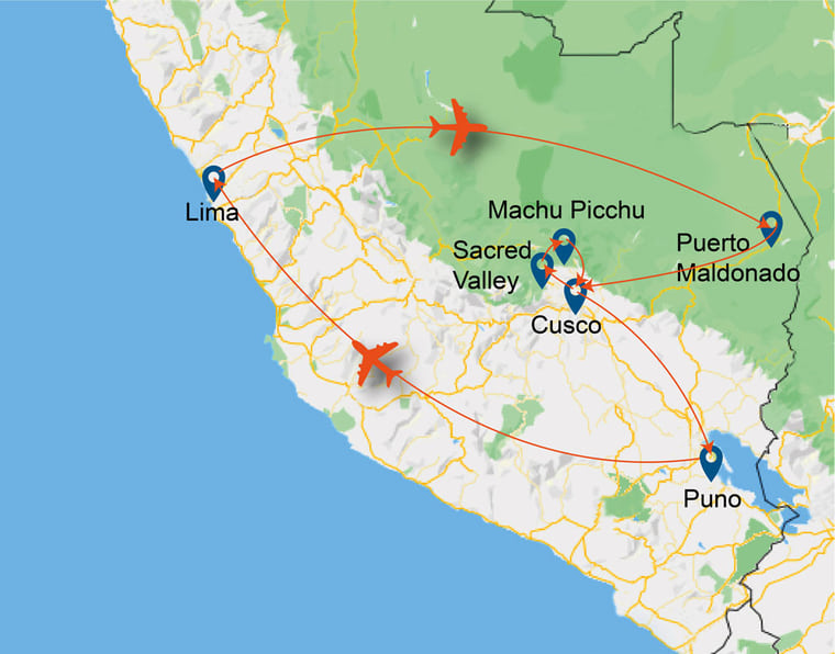Rainforest & Highlands - Peru Travel Hub
